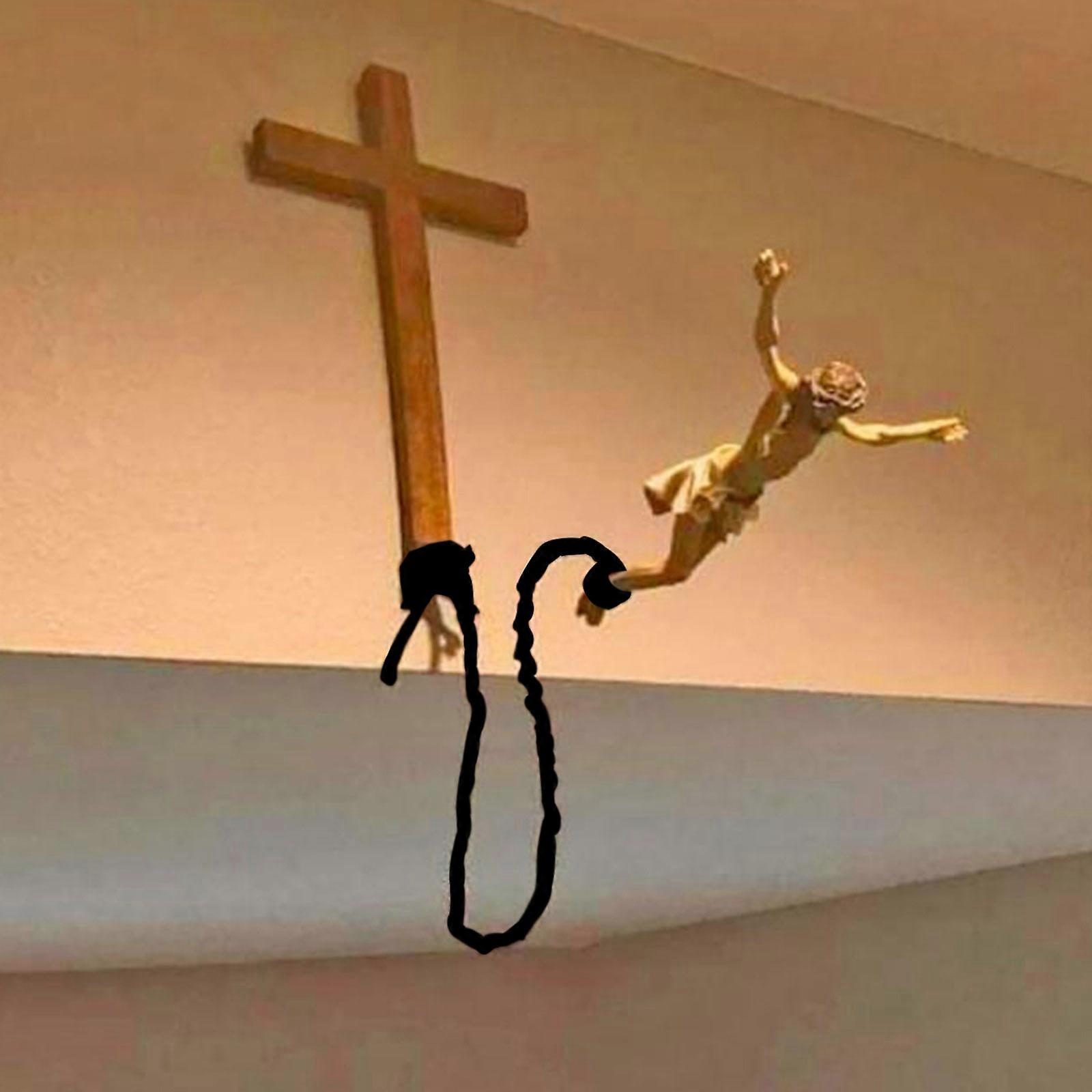 Bungee Jumping Jesus Religious Decorations Bungee Jumping Jesus Hanging ...