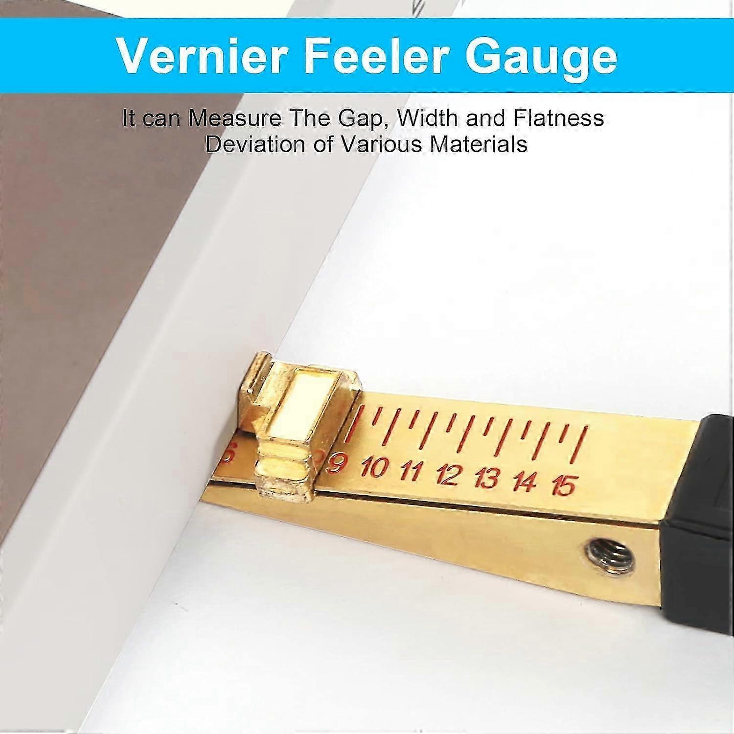 Door Gap Measuring Tool, 1-15mm Fire Door Gap Gauge Checker Tool ...