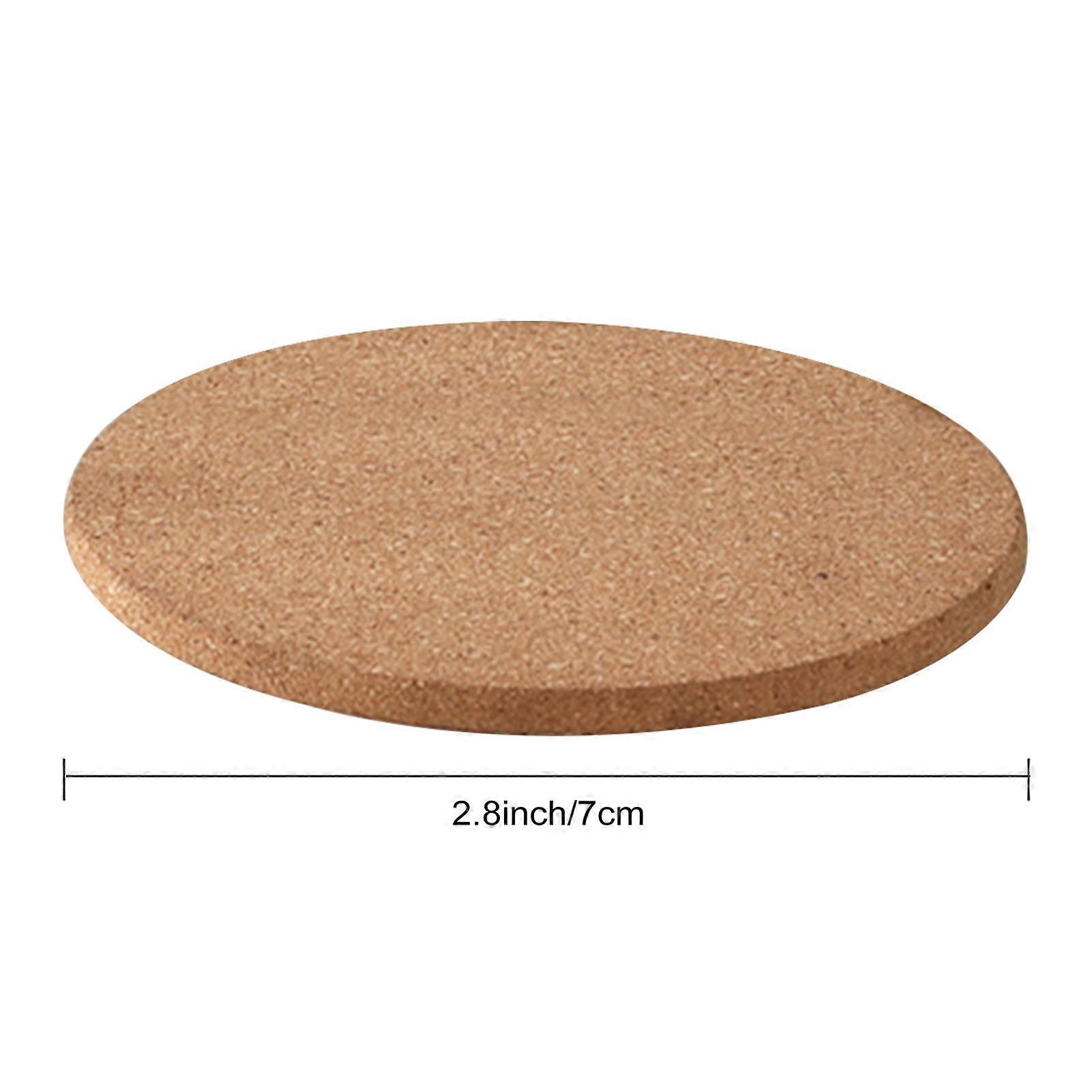 2Pcs Cork Trivet Set Heat Resistant Thick Cork Coasters for Hot Dishes ...
