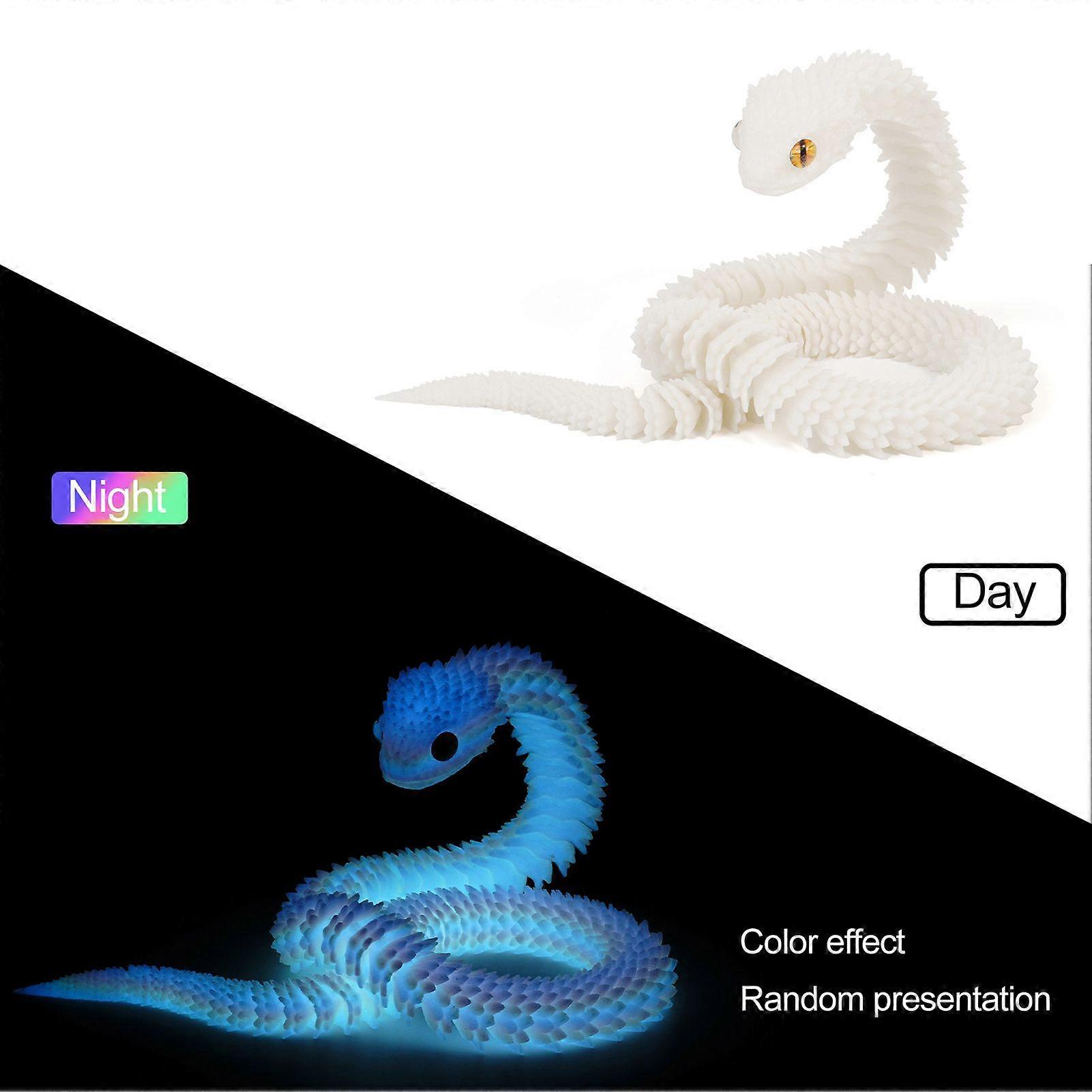 3D Printed Snake Toy 60cm Desktop Articulated Snake with Flexible ...