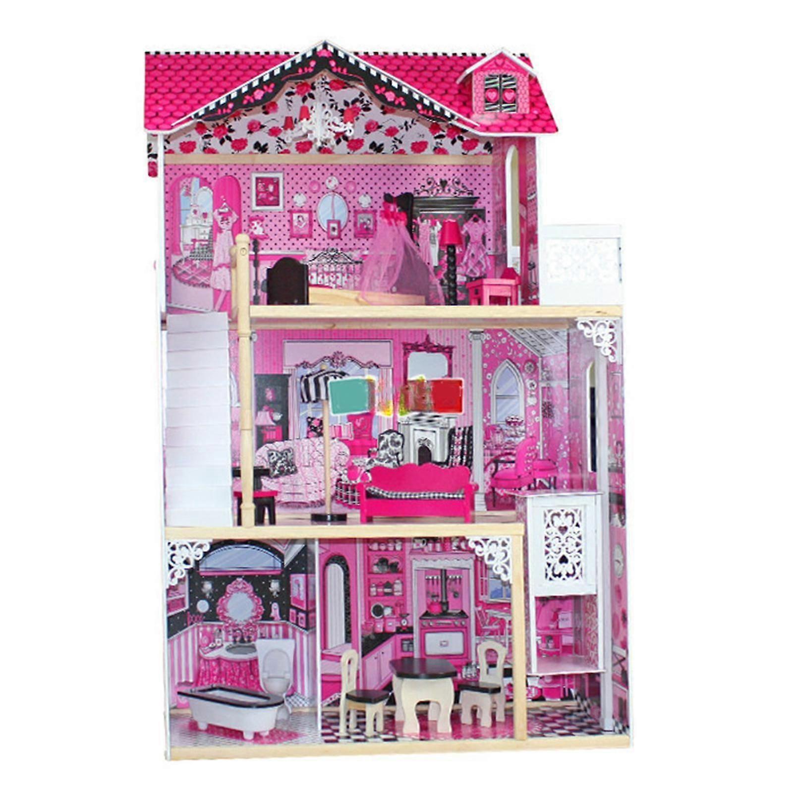 Princess Doll House Toy Miniature Dollhouse Kits for Kids Age 3+ Years ...