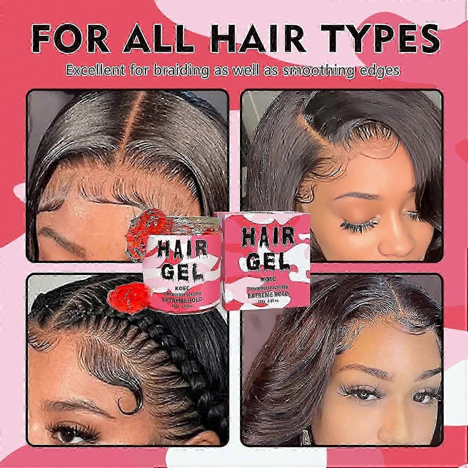 Hold Gel, And Gel, Combat Gel Long-lasting For Curly Or Wavy Hair, Locs ...