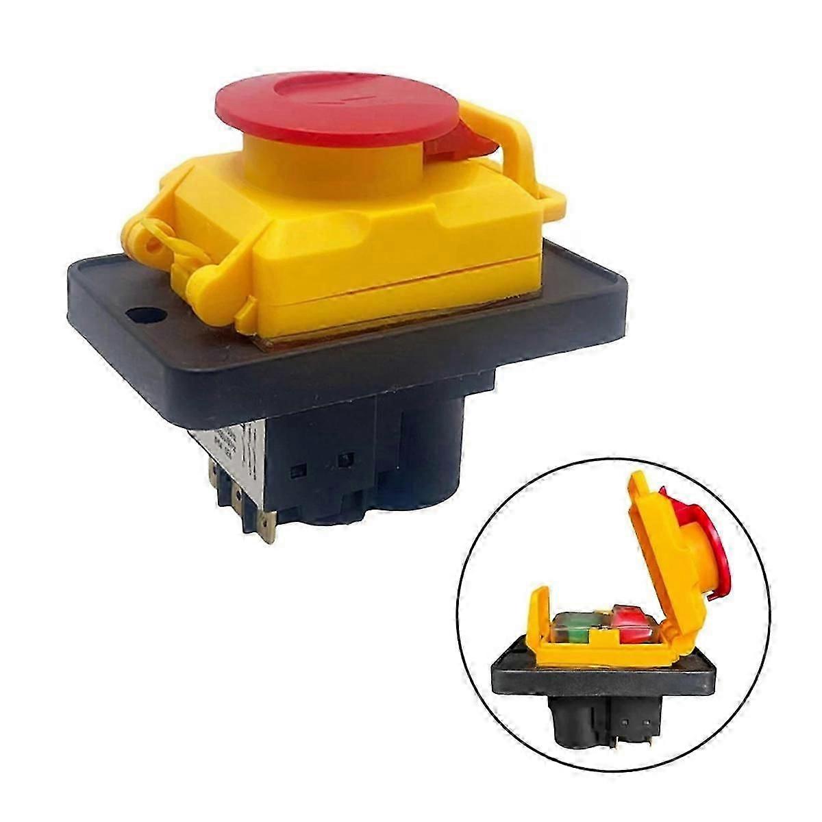 For KJD18 400V 6pins Waterproof Magnetic Push Button Switches for ...