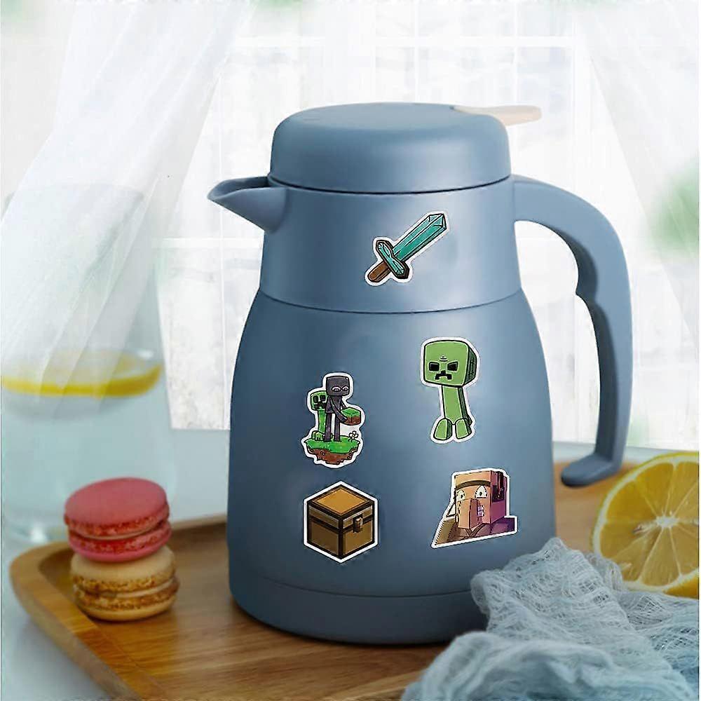 Stickers Decals 50 Pack Video Game Theme Funny Stickers for Minecraft ...