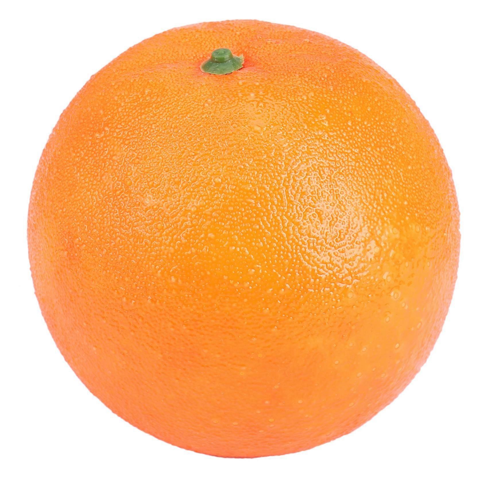 4 Pcs Soft Plastic Simulation Orange Fruit Home Decoration Burgundy ...