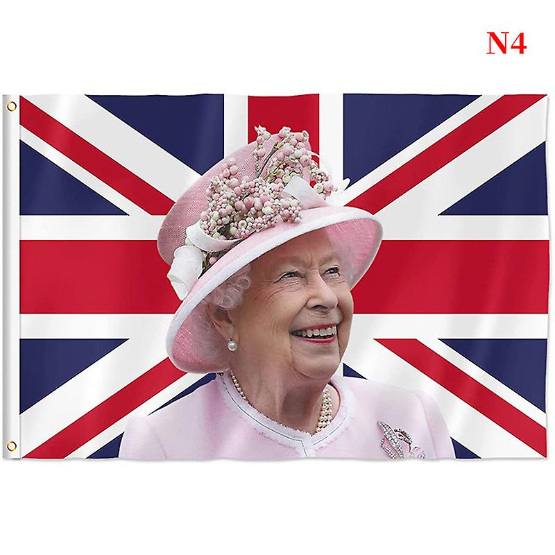 2022 Queen Elizabeth Platinums Jubilee Flag 3x5ft Union Jack Flag The Queen 70th | Fruugo UK