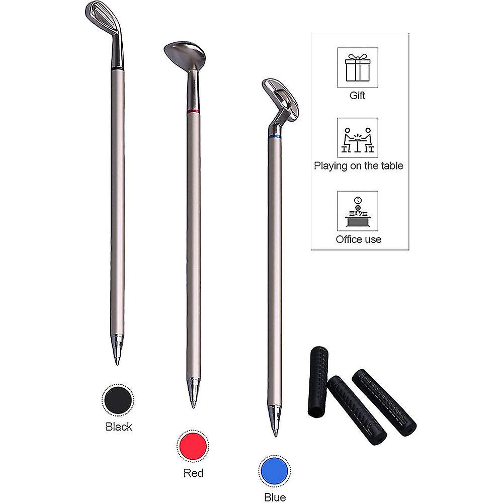 Golf Pen Set Mini Golf Club Ballpoint Pens Novelty Cool Office Novelty ...