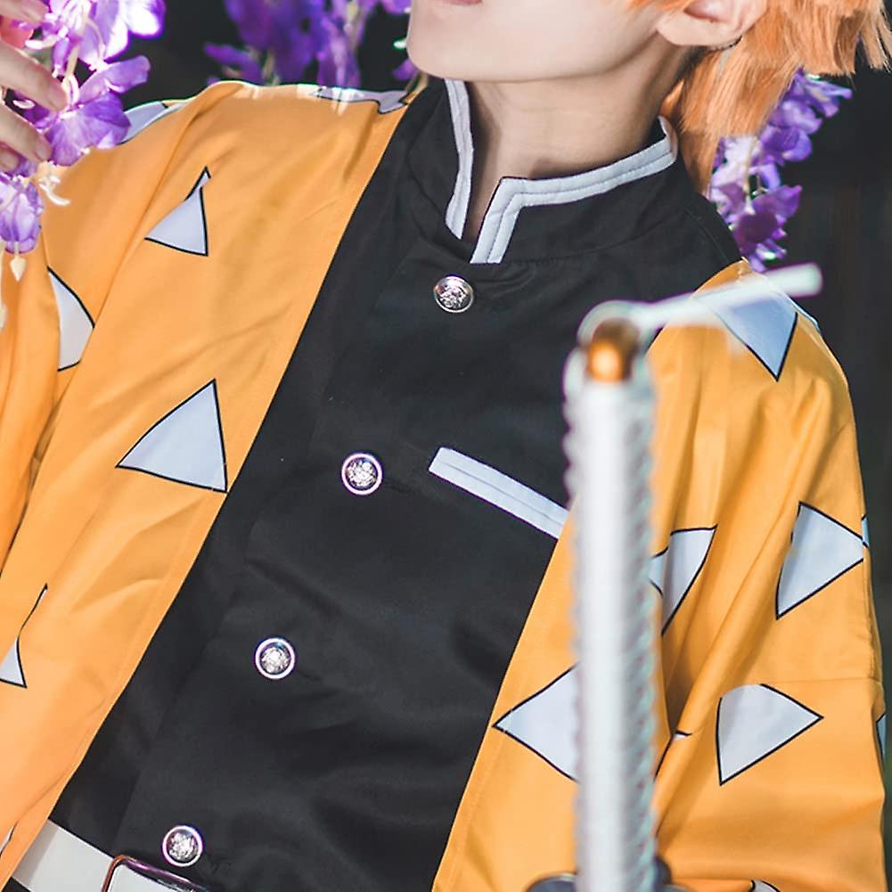 Agatsuma Zenitsu Cosplay Kimono Outfits 8st Demon Slayer Zenitsu ...