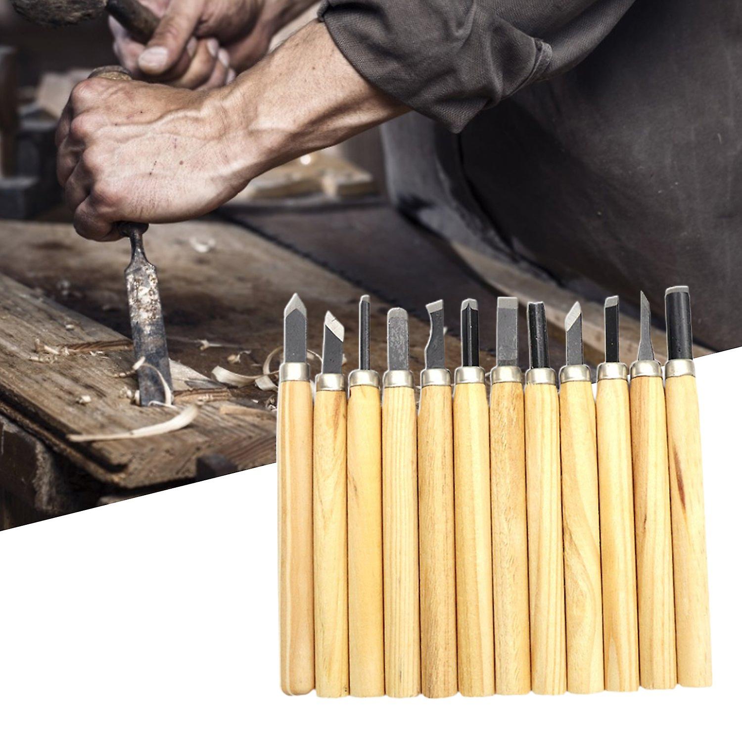 12Pcs Carving Chisel Sharp Blade Multi-purpose Manganese Steel High ...