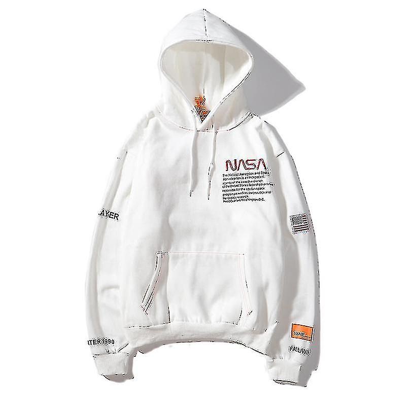 Pullover Sweatshirt Astronaut Nasa Embroidered Letter Hoodie Hoodie ...