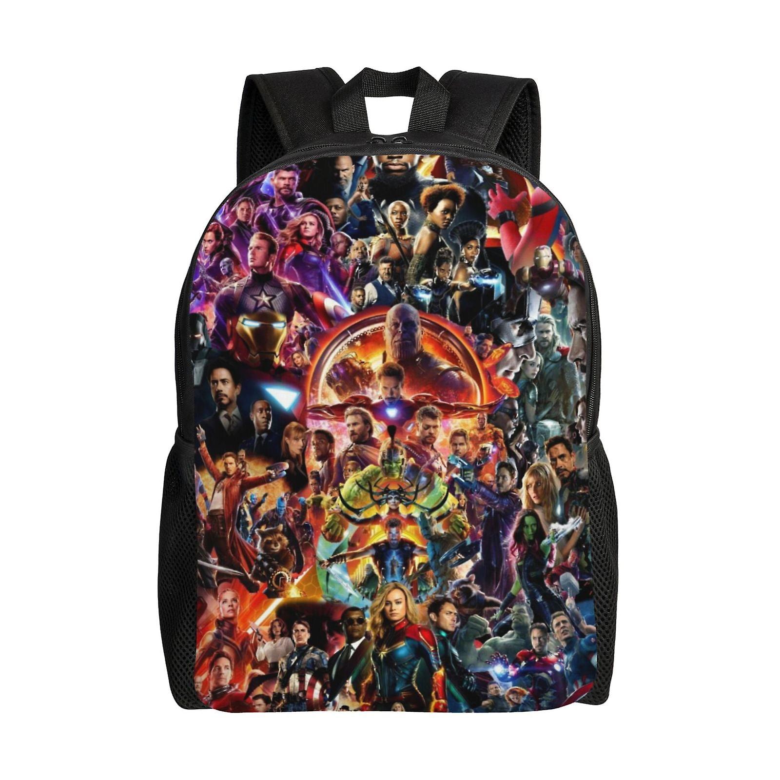 Avengers Kid Backpack School Bag Elementary Students Bookbags for Teens ...