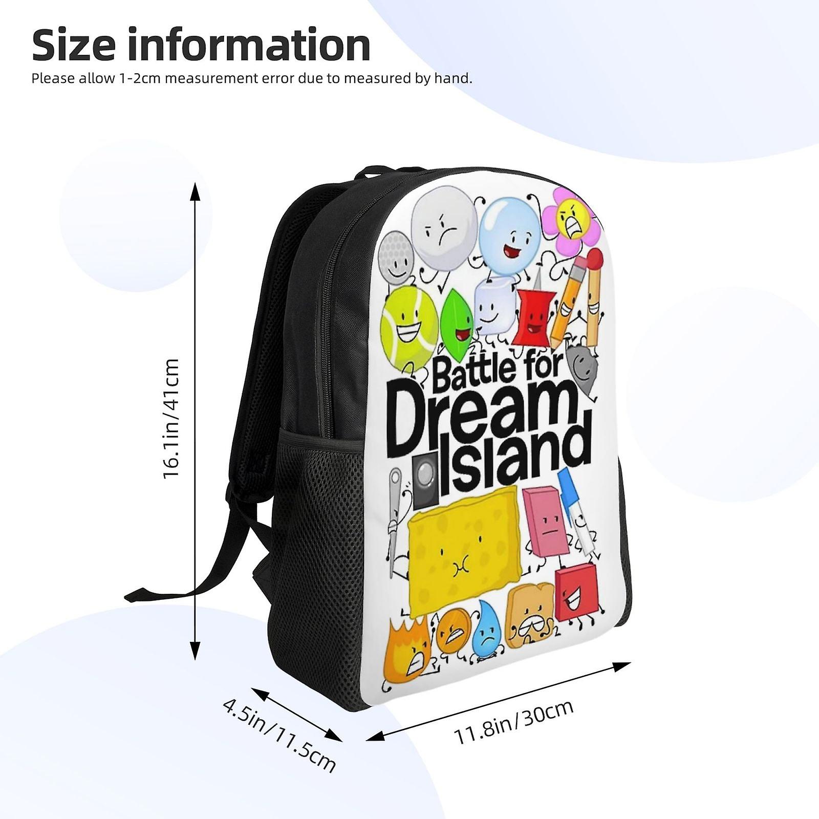 Game Bfdi Battle For Dream Island School Backpack For Teen Girls Middle ...