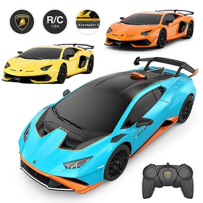 New Lambo Aventador Svj Sto Rc Car 1:24 Remote Control Toy Radio ...