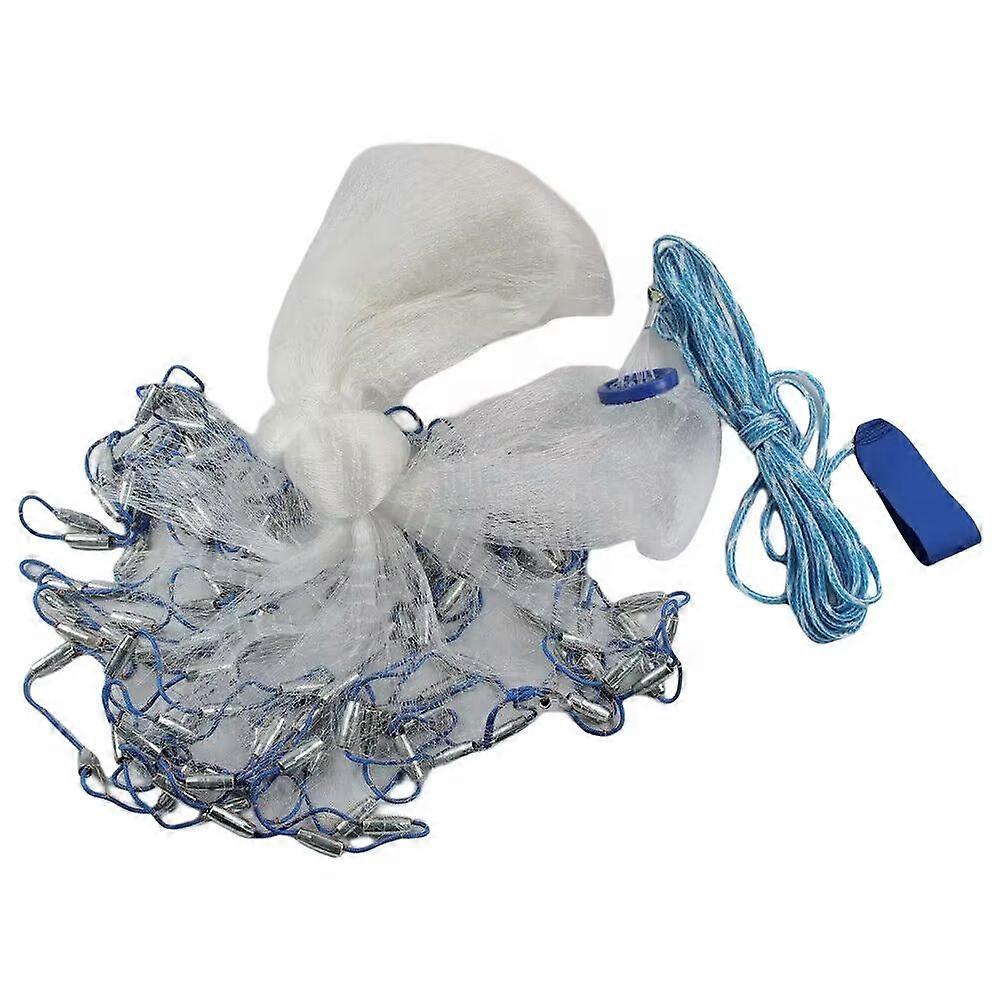 4.2m Hand Cast Fishing Net 14ft Bait Fish Net | Fruugo UK