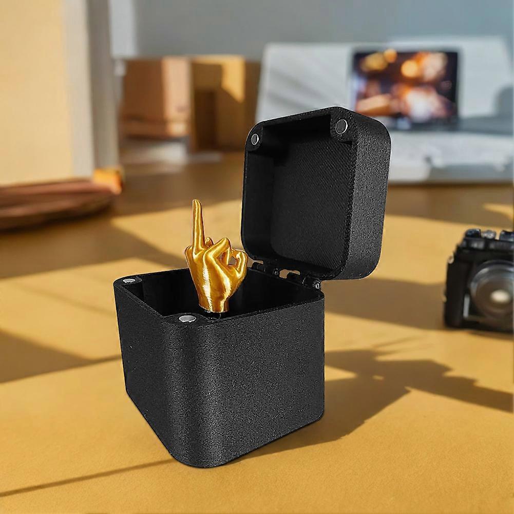 Surprise Present Box with Middle Finger Funny Spoof Hand Prank Pops-Up ...
