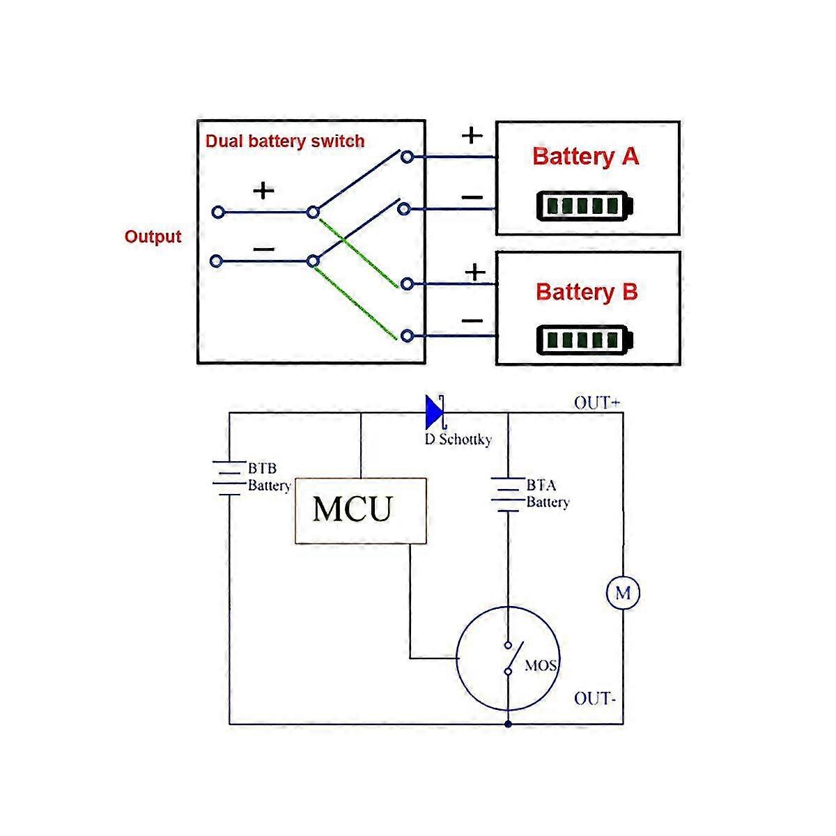 20v-72v 30a 40a Dual Battery Connector compatible with Increase The ...