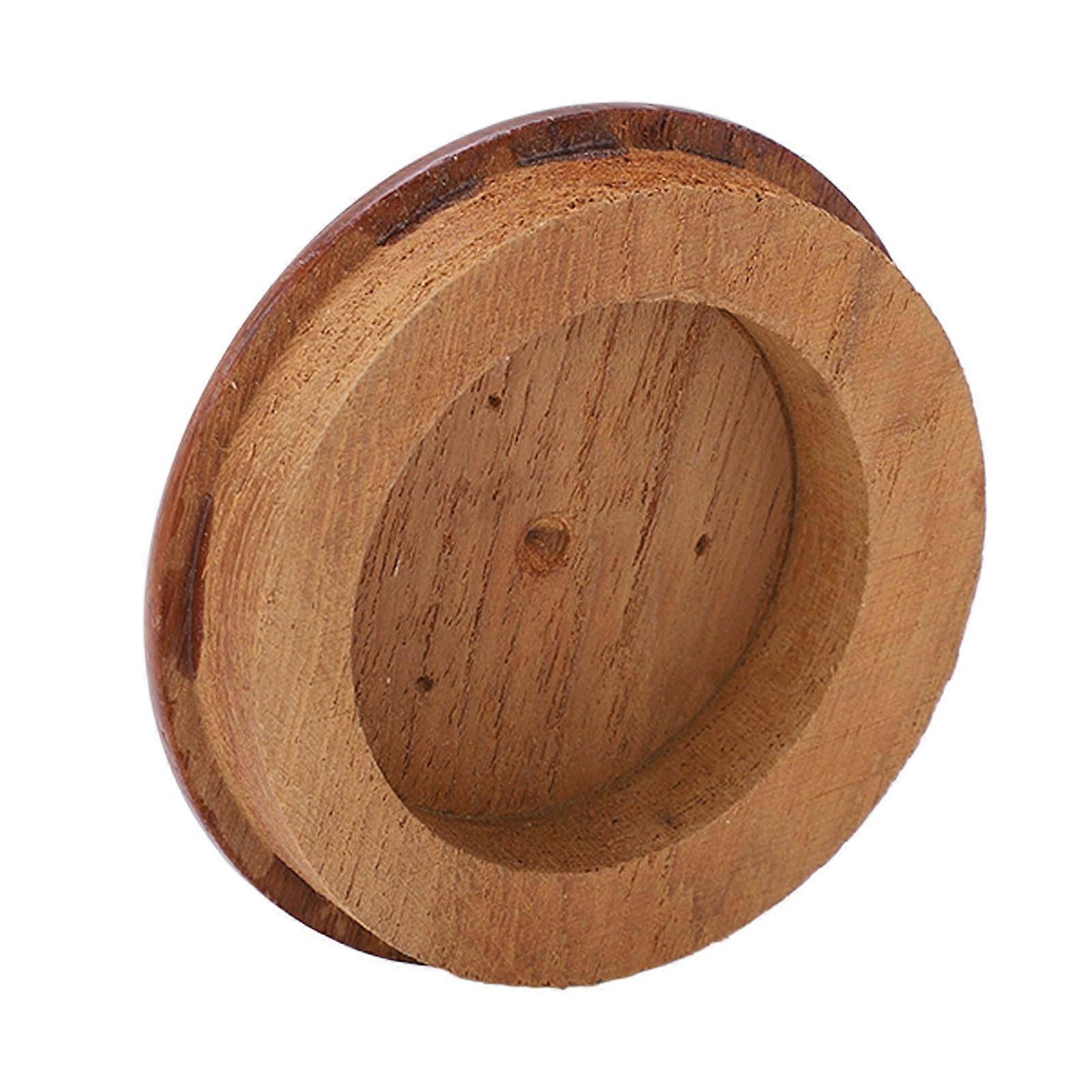 Marine Steering Wheel Center Cap 63.5mm/2.5in Teak Wood Gloss Finish ...