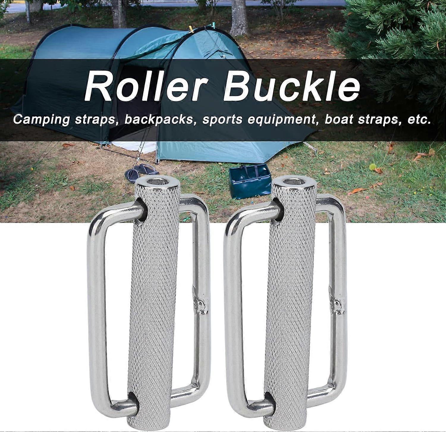 2 Pieces Slide Buckle, 316 Stainless Steel Rectangular Adjustable ...