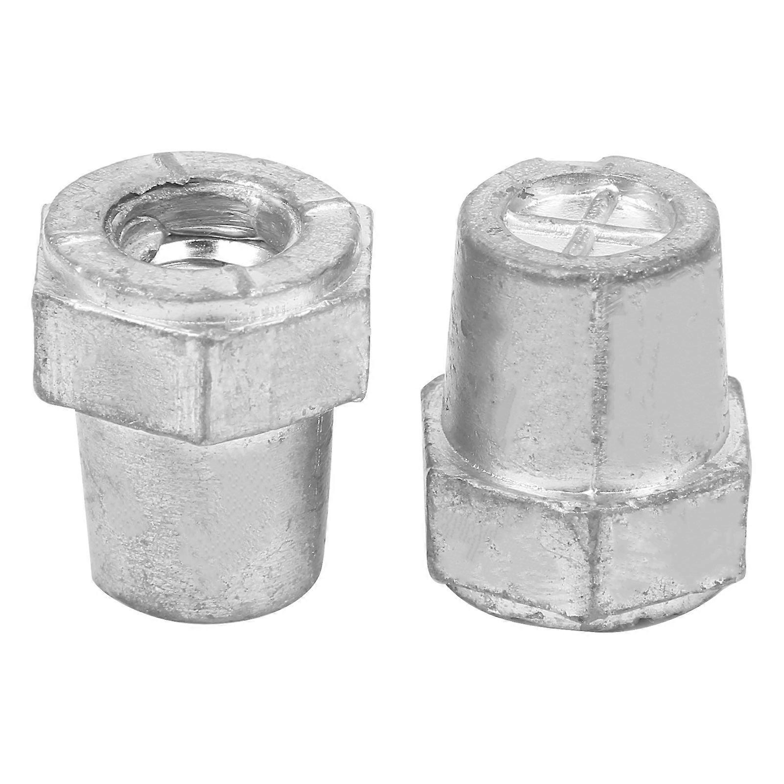 2pcs Car Battery Terminal Clamp Column Connector Positive Negative with ...