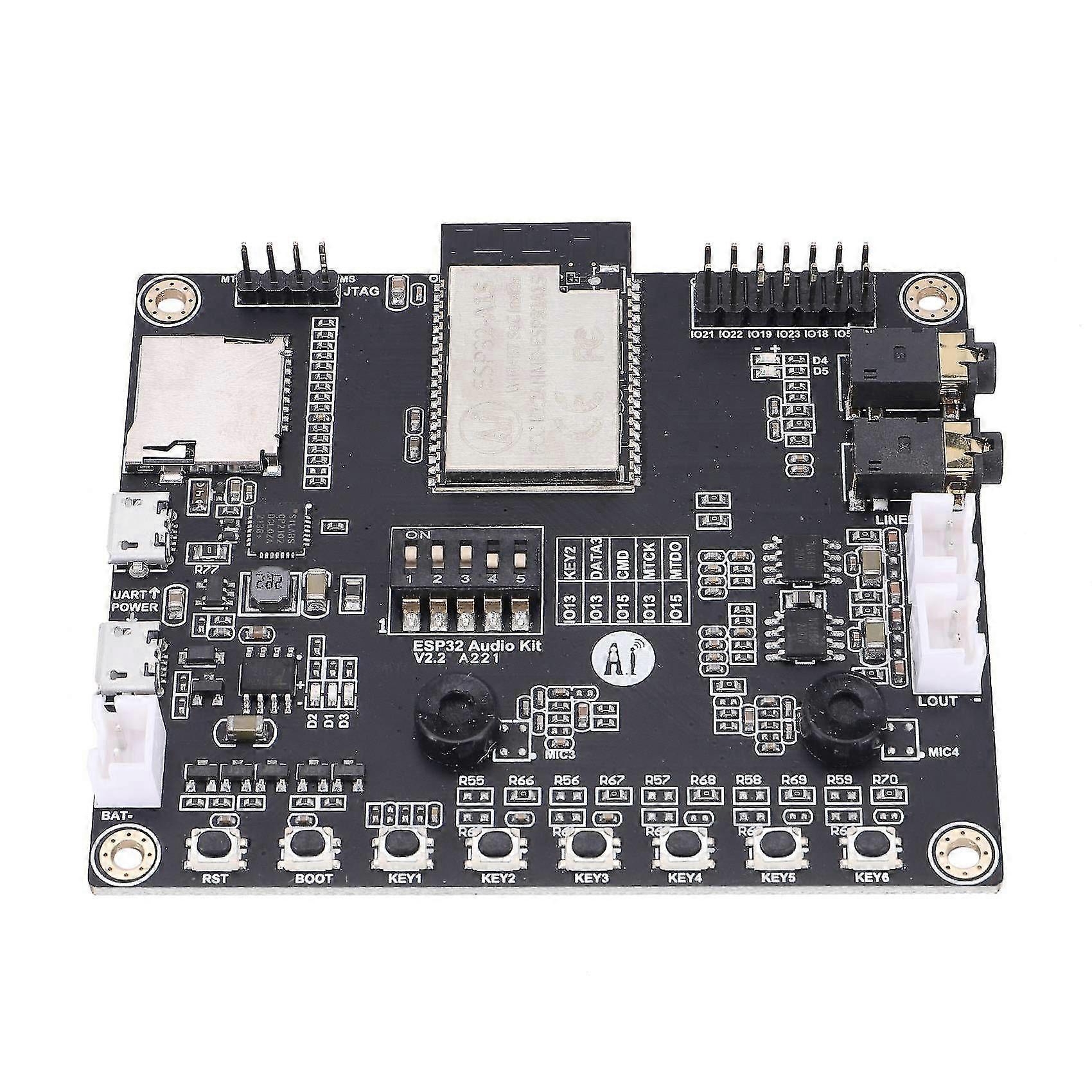 esp32-audio-kit esp32 lydudviklingskort wifi bluetooth-modul laveffekt dual-core med esp32 ...