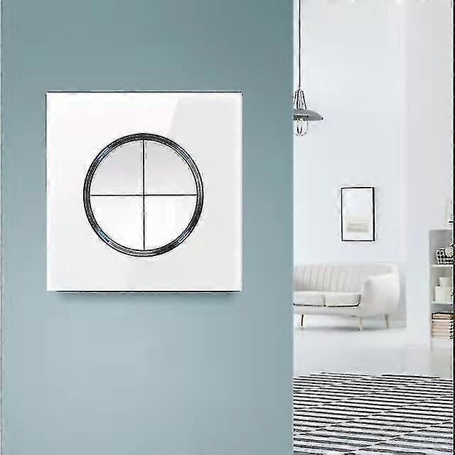 1/2/3/4gang 1/2way Wall Switch Push-button Switch Round Light Switch ...