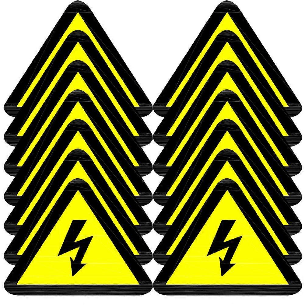 25pcs High Voltage Sticker Warning Stickers Electrical Stickers Caution ...