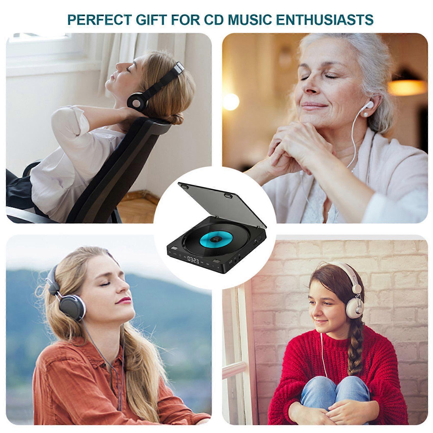 Compact Sports Portable CD Player Touch Button Rechargable Disc Player ...
