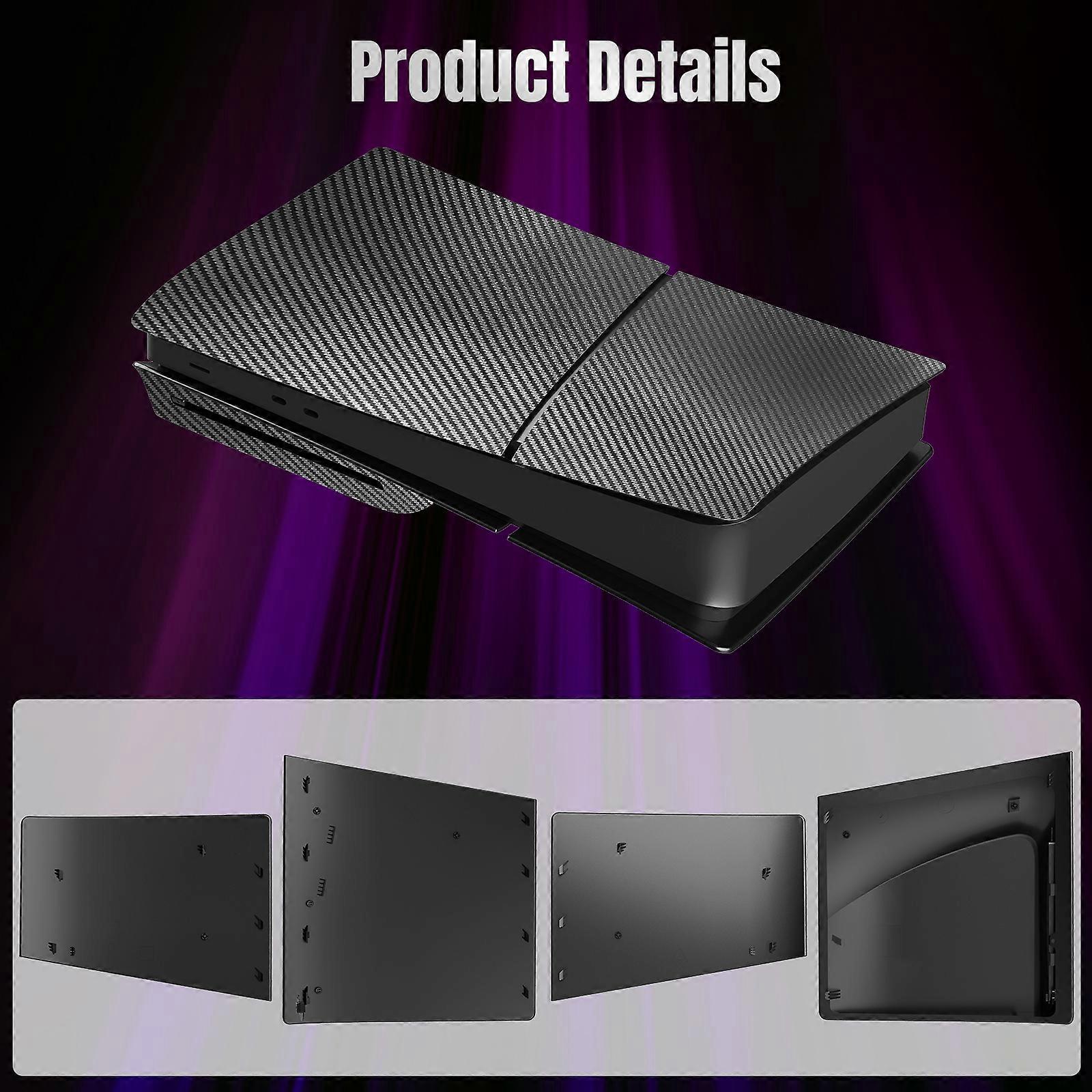 PS5 Slim Cover PS5 Slim Plates, Carbon Fiber PS5 Slim Faceplate ...
