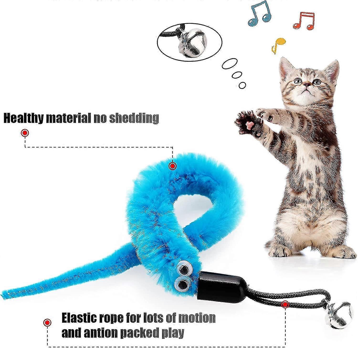 12pcs Cat Toys, Interactive Cat Toys, Colorful Cloth Ribbon Sticks, Cat ...