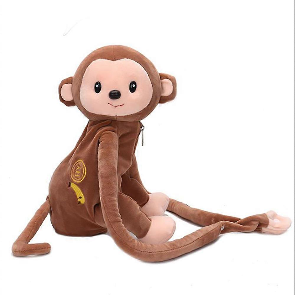Lovely Monkey Plush Backpack Shoulder Bag Cartoon Children Stuffed ...