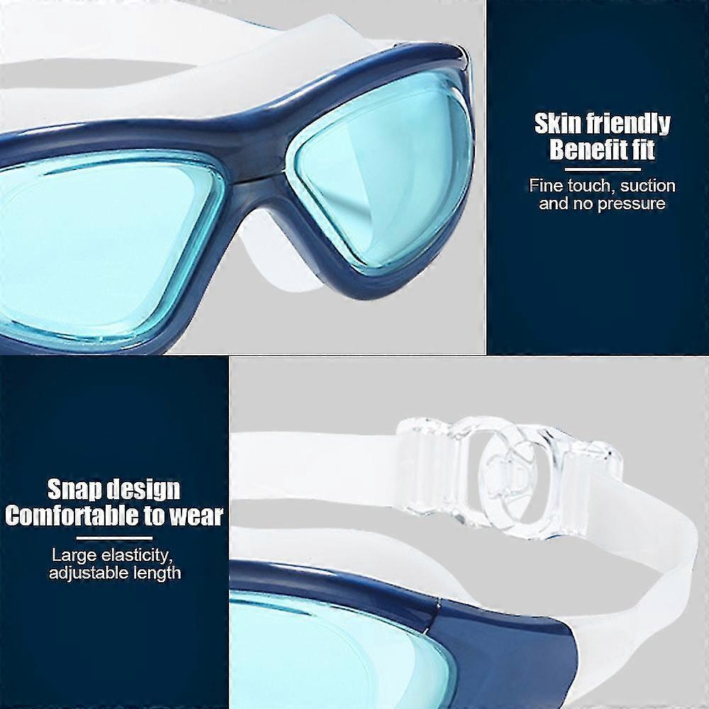 Swimming Goggles For Men And Women Adult Large Frame High-definition ...