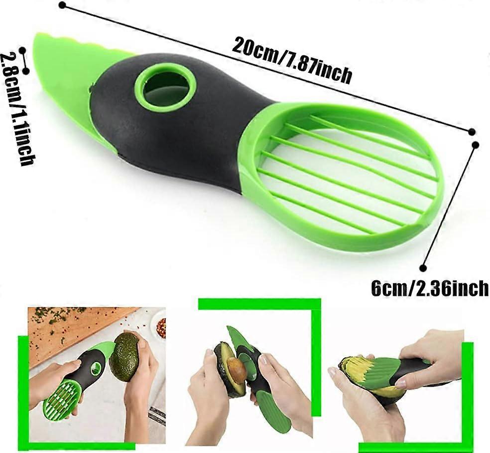 Avocado Cutter Slicer 3 in 1 Avocado Peeler Multifunctional Avocado ...