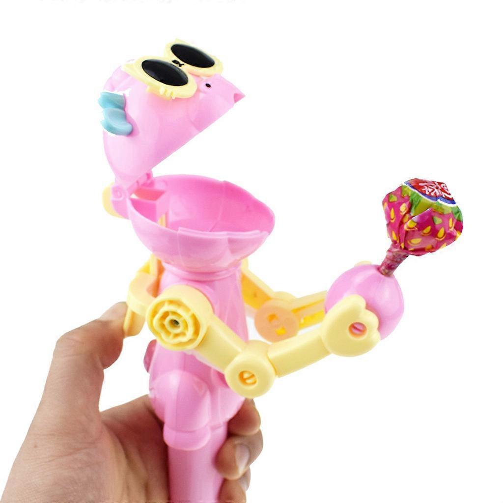 for Creative Kids Eating Lollipops Robot Lollipop Candy Stand Holder Educational Toy for ...
