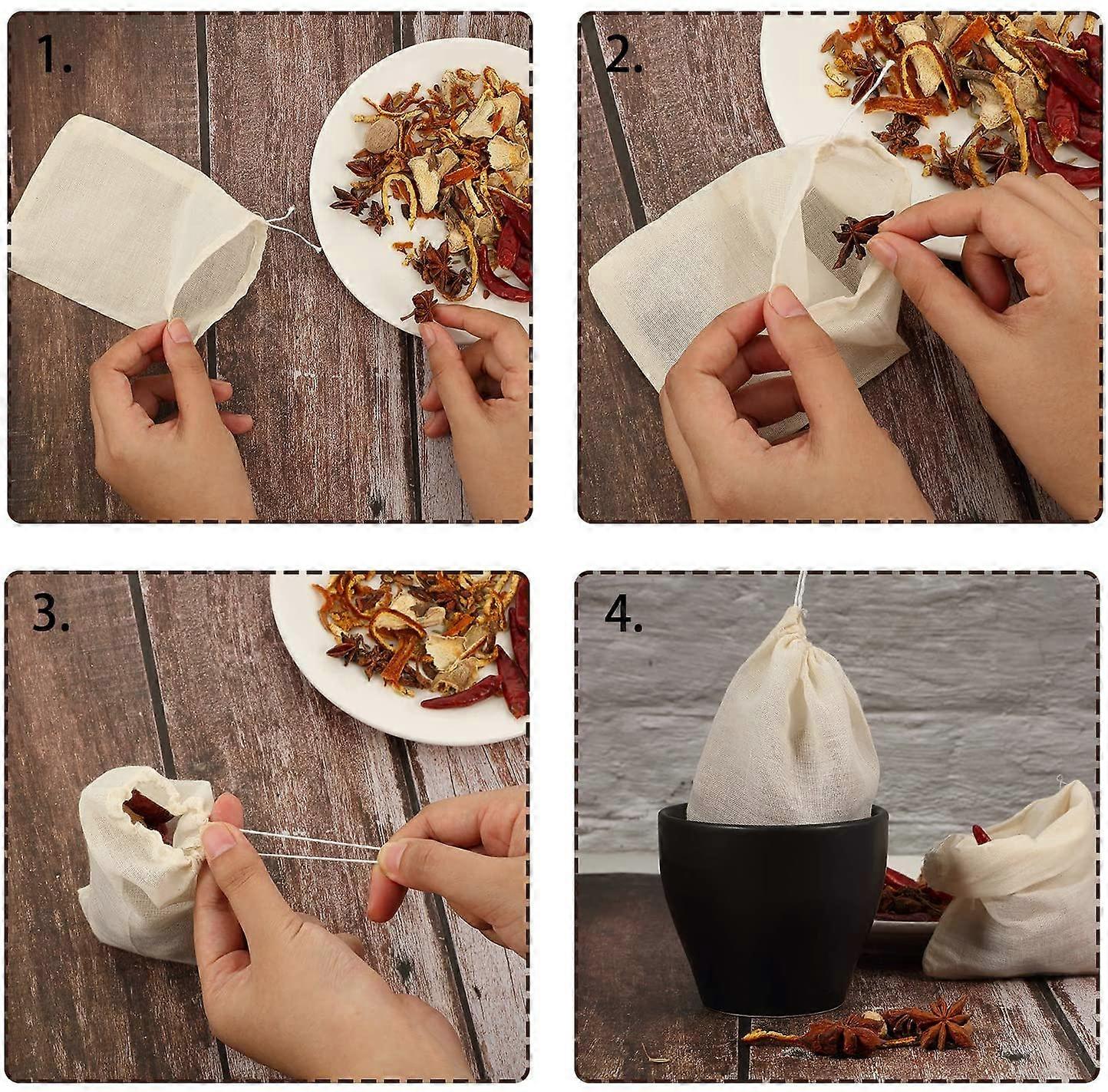 30-pack cheesecloth bags for filtering reusable | Fruugo UK
