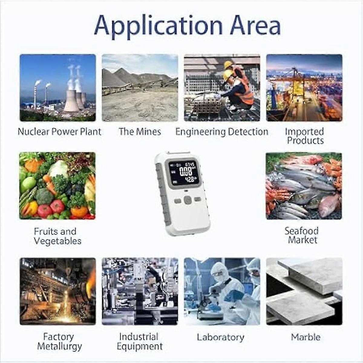Nuclear Radiation Detector - Radiation Dosimeter with LCD Display,Beta ...