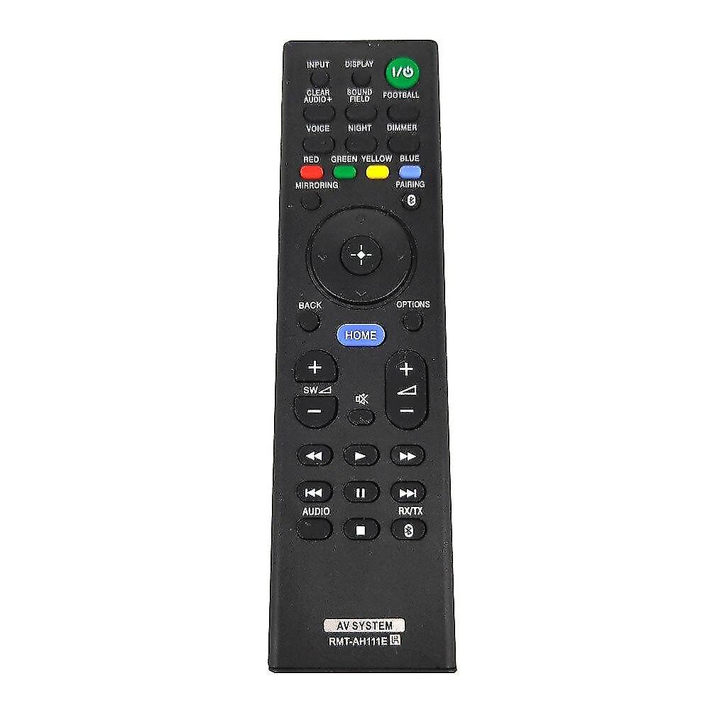 Replacement Rmt-ah111e For Sony Sound Bar Home Theatre System Remote ...