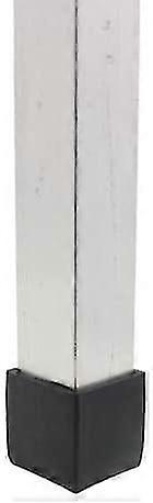 Square Rubber End Caps - 30mm - For Chairs, Tables, Furniture Legs ...