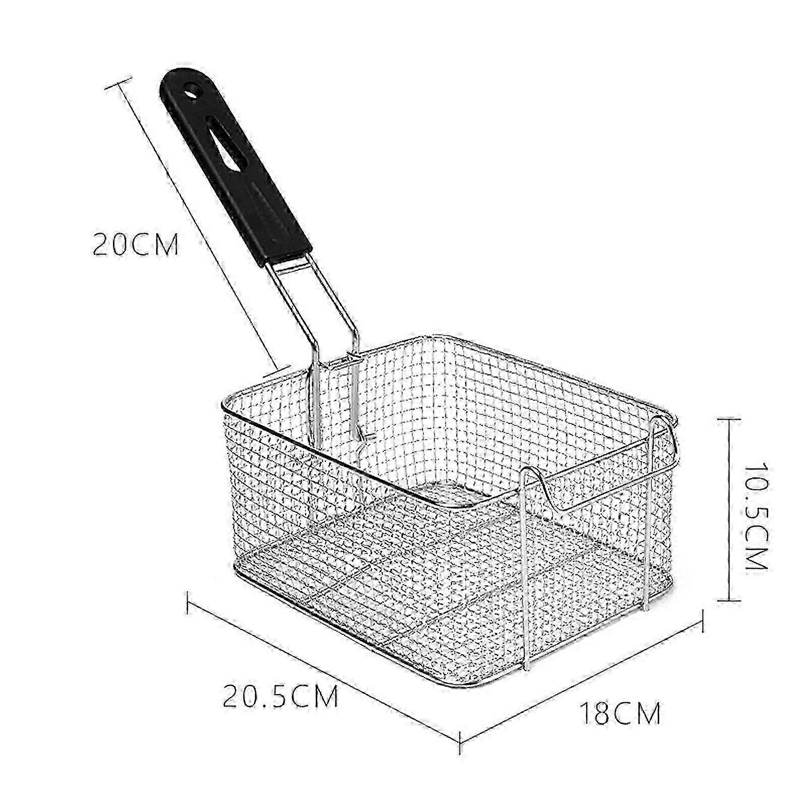 Deep Fry Basket Frying Basket Mesh Basket Heavy Duty Colander Fryer ...