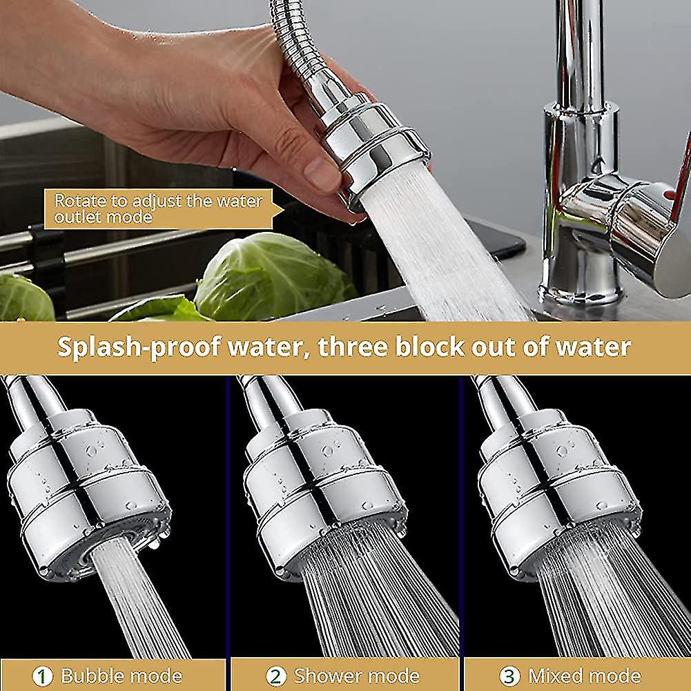 Faucet Aerator, Adjustable Rotary Filter Aerator, Water Saver, Shower ...