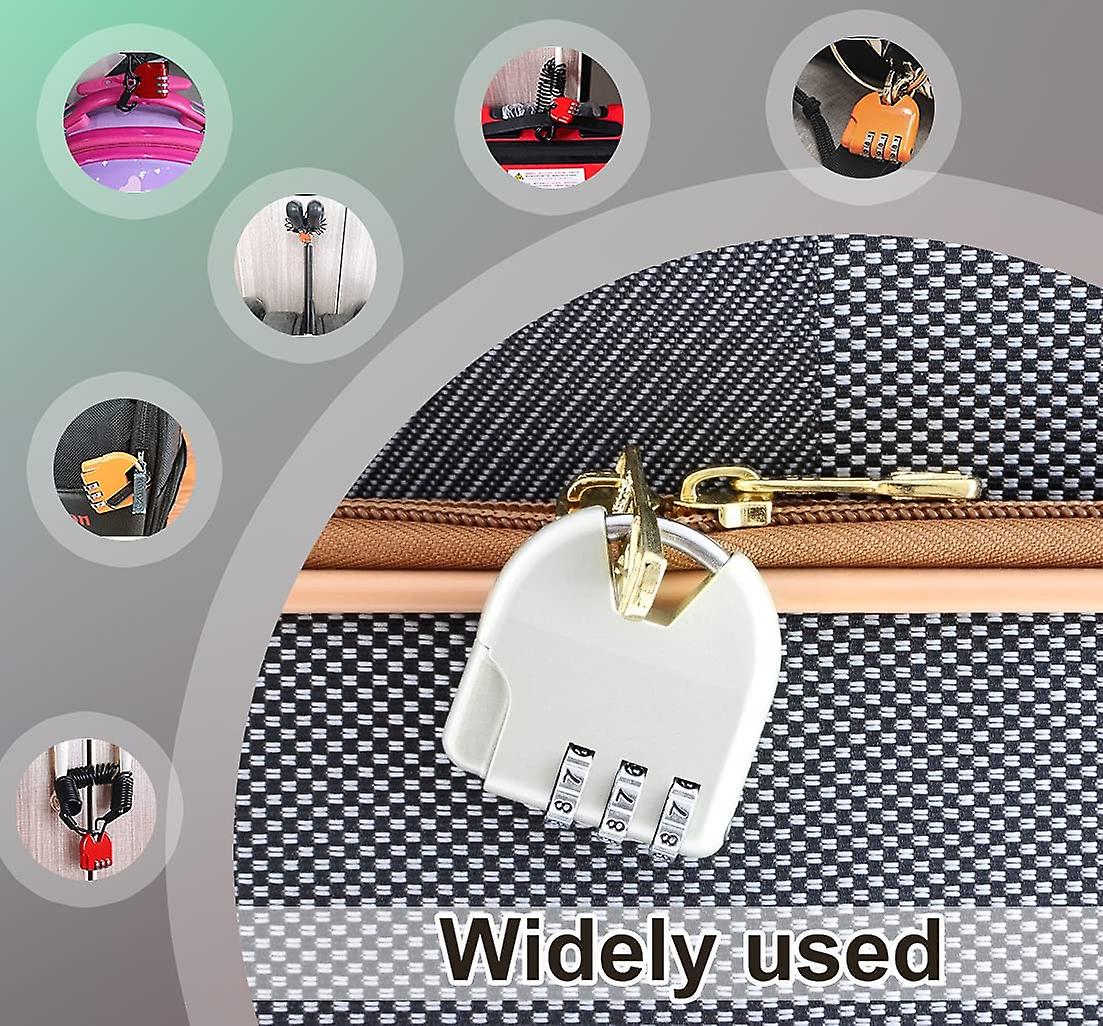 3 Digit Combination Padlock Padlock Code Locker Digital Combination ...