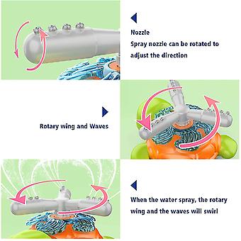 Sprinkler Toys, Rotating Turtle Sprinkler, Water Sprinkler Toy, Summer ...