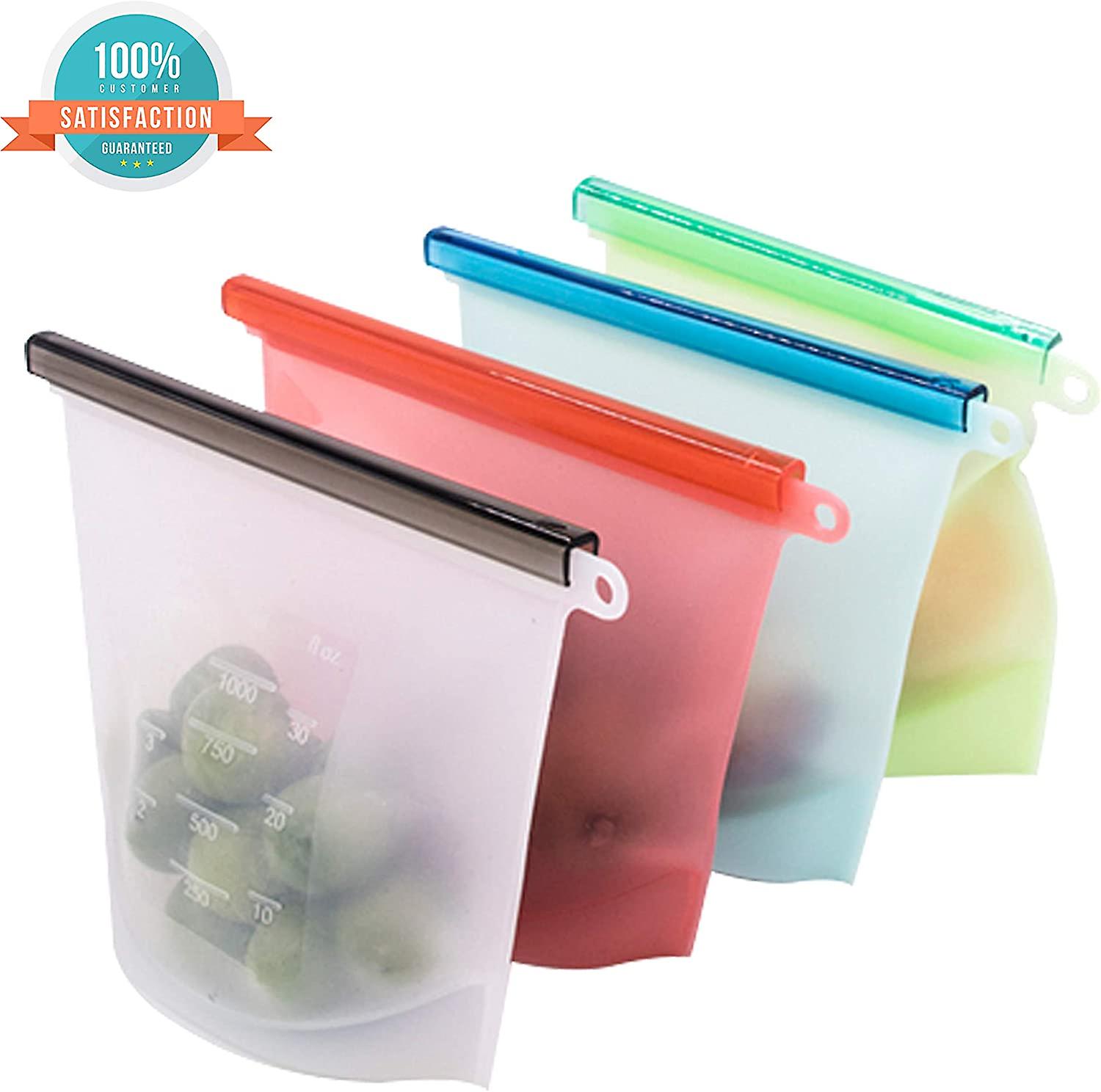 Silicone Bag Kitchen Bag Reusable Bpa Free Silicone Storage Bag For ...