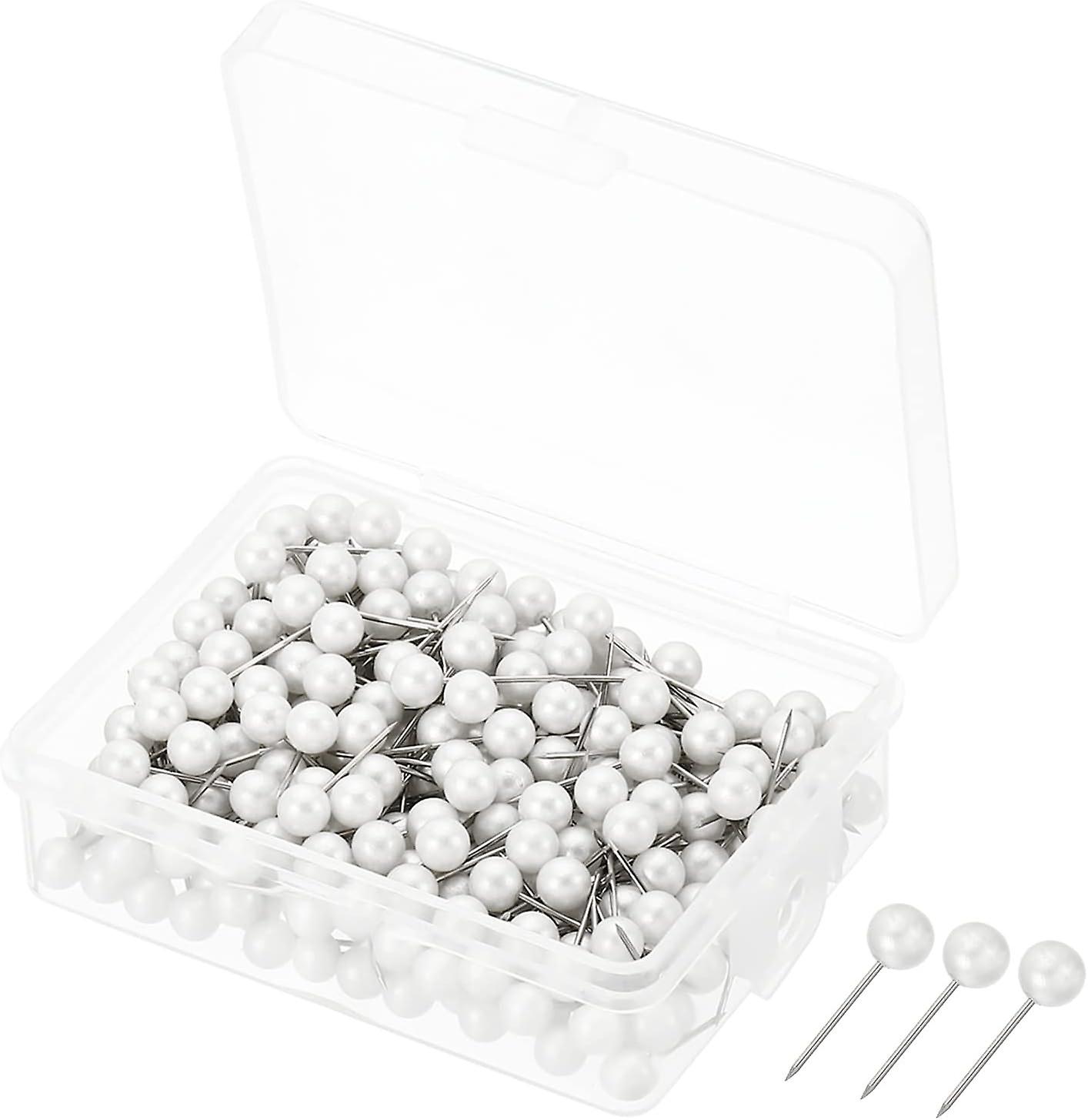 Push Pins, 300 Pack Round Head Map Tacks Thumb Steel Point for World ...