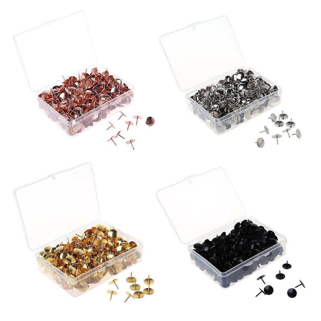 400pcs Metal Thumbtack Drawing Pins Pushpin Cork Board Photo Wall Map ...