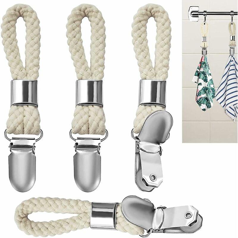 4 Pcs Towel Clip, Tea Towel Clips Tea Towel Clips Dishcloth Storage ...