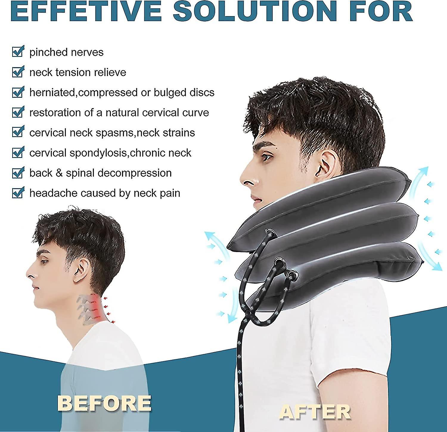 Cervical Neck Traction Device, Neck Stretcher, Neck Traction Device For ...