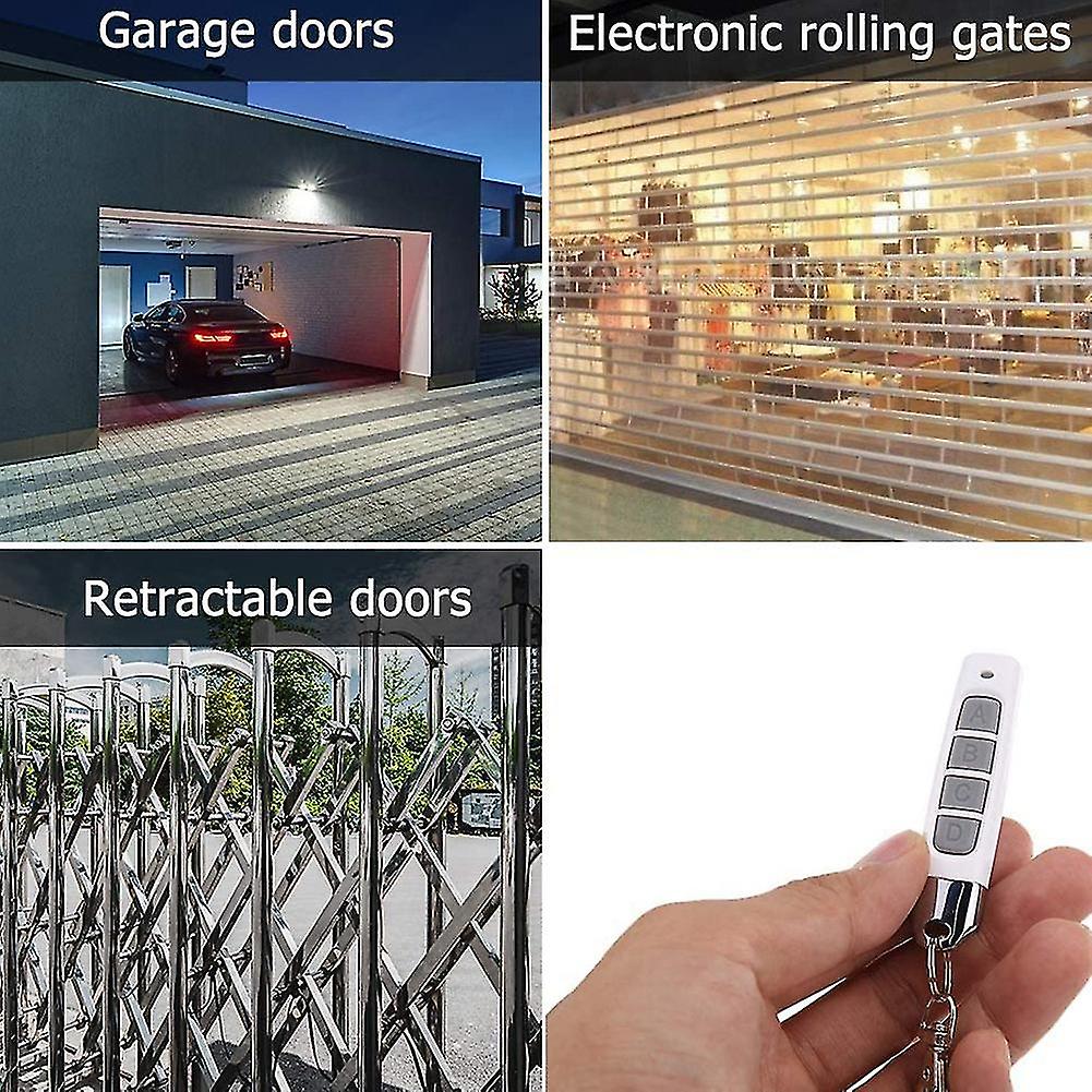 3 Pcs Universal 4 Key Buttons Garage Door Opener Remote Control ...