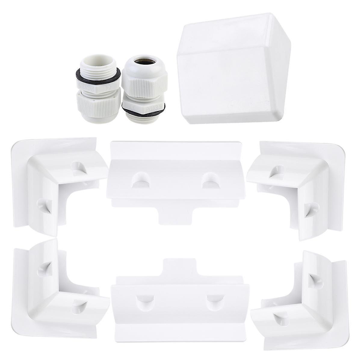 15X9cm white 7pcs abs plastic solar panel holder for rv yacht solar ...