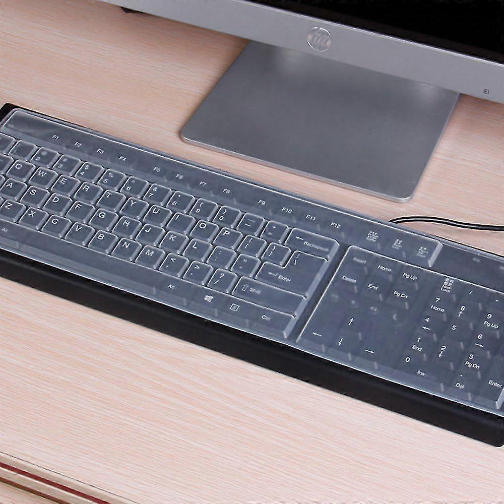 Transparent desktop computer keyboard case for PC key standard keyboard ...