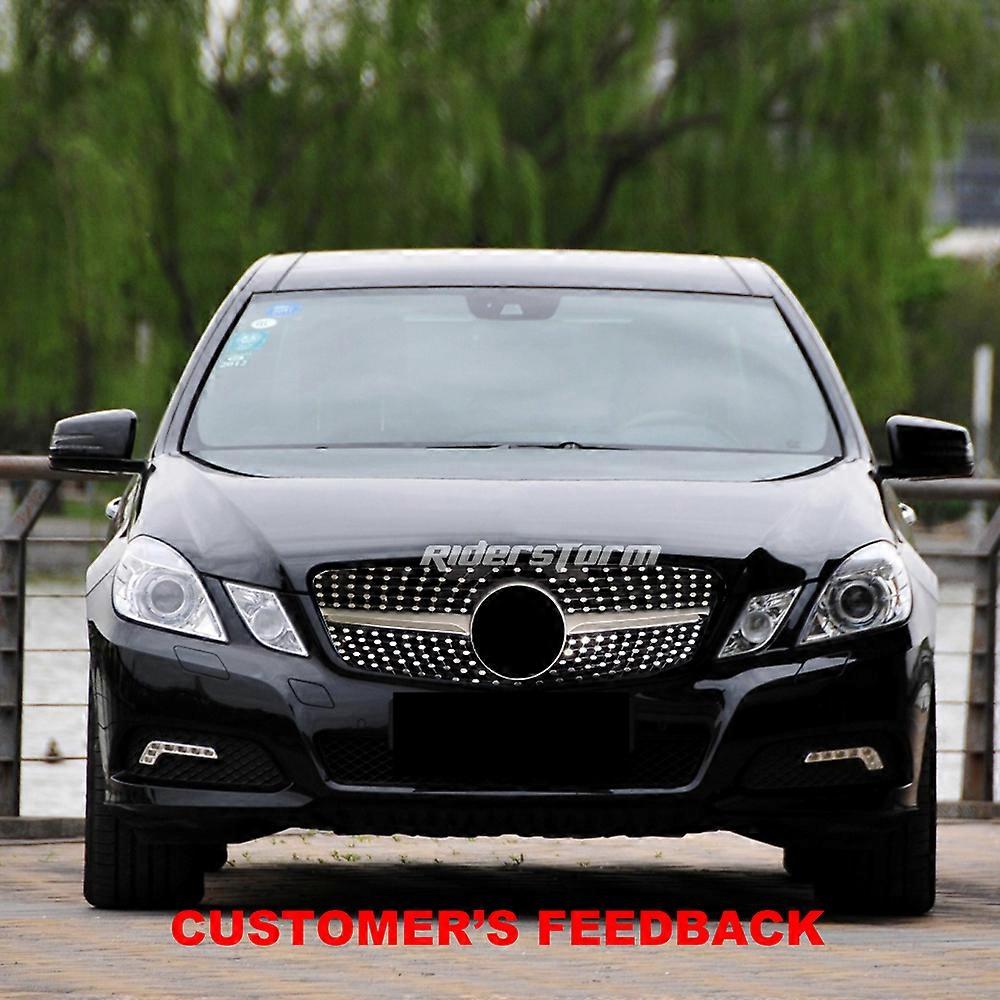 Year 2010 2011 2012 W212 Diamond Grille For merced E Class Sedan W212 Grille Front Grill For ...
